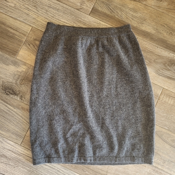 Vintage | Skirts | Vintage Liz Claiborne Angora Rabbit Hair And ...